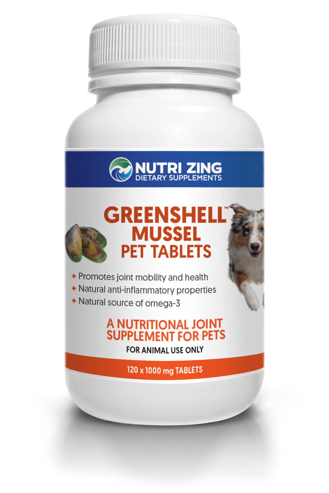 Nutri Zing Greenshell™ Mussel Pet Tablets - Nutri Zing